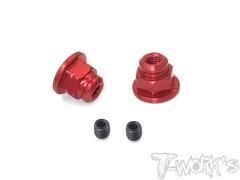 T-Work´s Sanwa M17 Muttern für Griff - Rot (2) | TW-TA-129-R