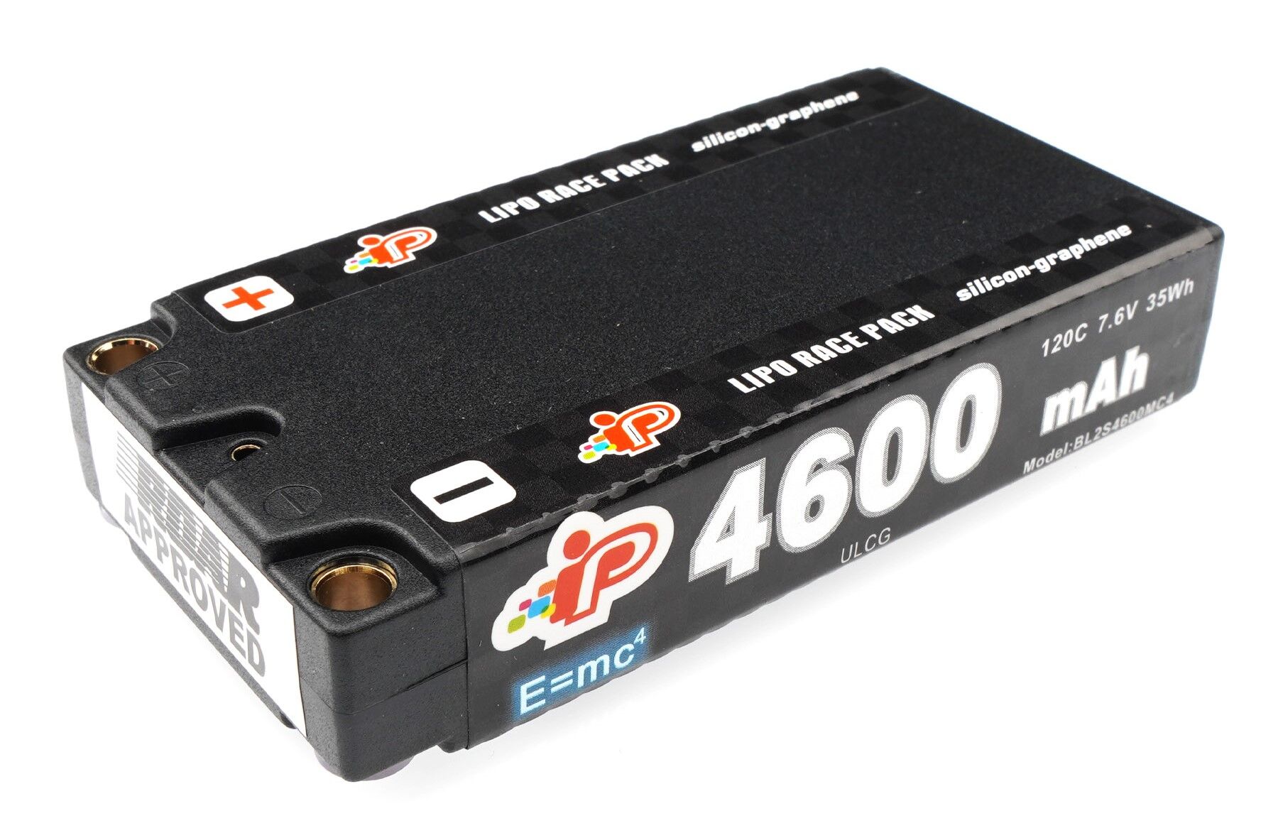 Intellect MC4 4600mAh 120C 7.6V Long Runtime LCG Graphene Shorty Pack ...