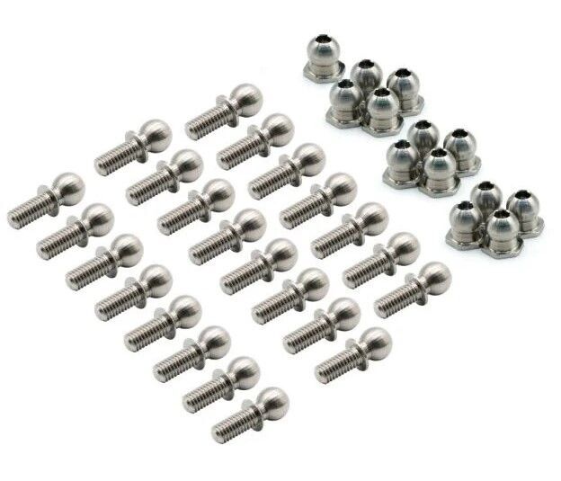 OfficinaRC Bellavita Titanium Lower Ball Set for Awesomatix A800R (36 ...