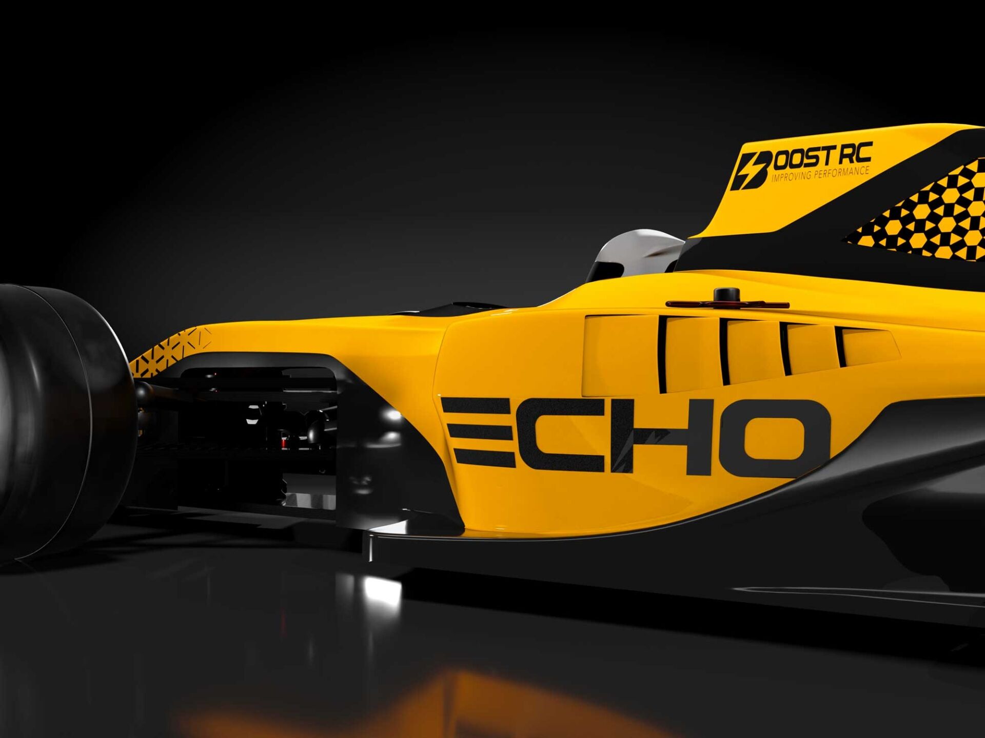 Boost RC Echo F1 Body Shell 0,7mm (clear) | BRC-ECHOF1