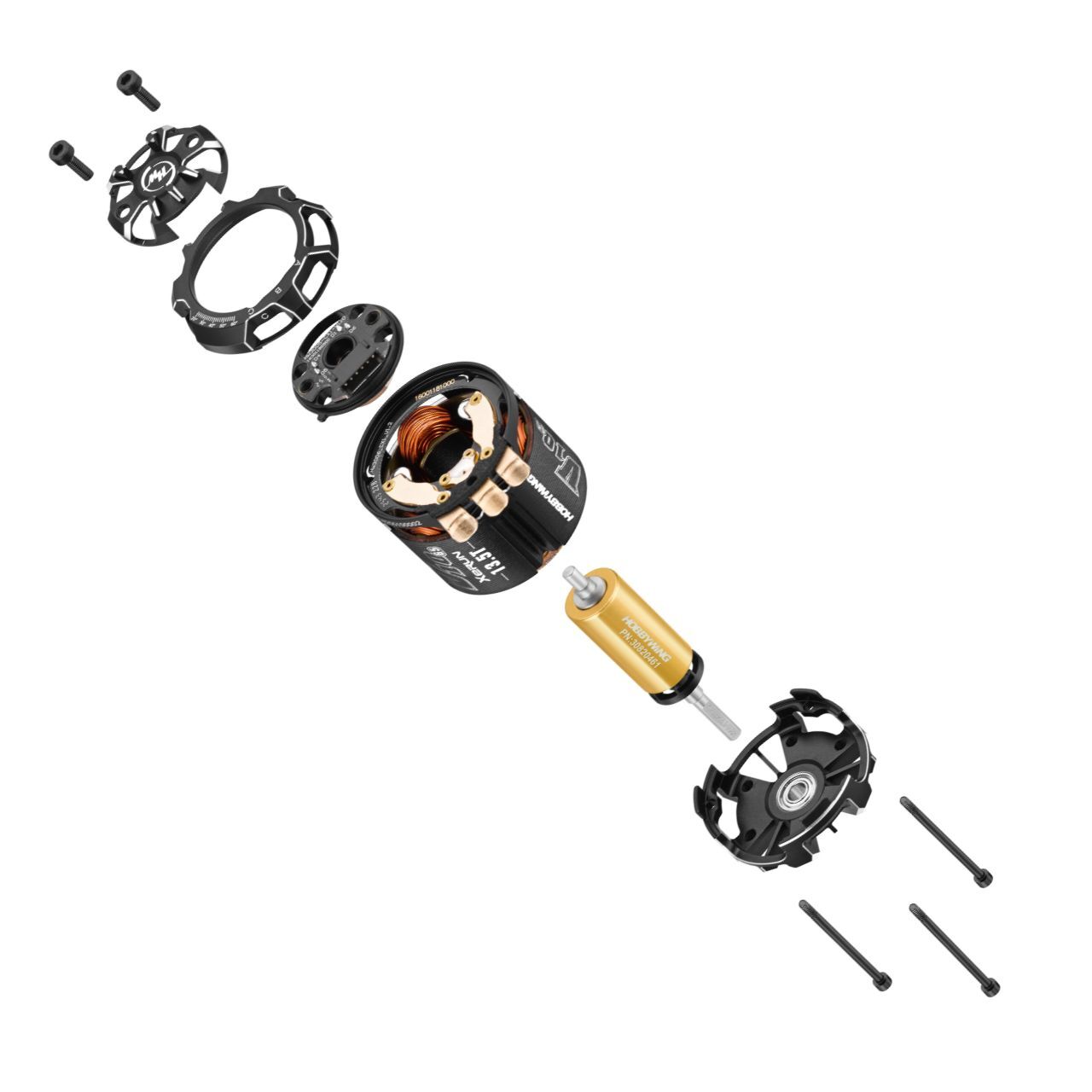 Hobbywing Xerun V10 G5 Sensored Brushless Motor 13.5T | HW-30401762