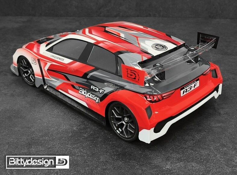 Bittydesign A3-F 1:10 FWD Body Clear 190mm Ultra Lightweight 0.7mm ...