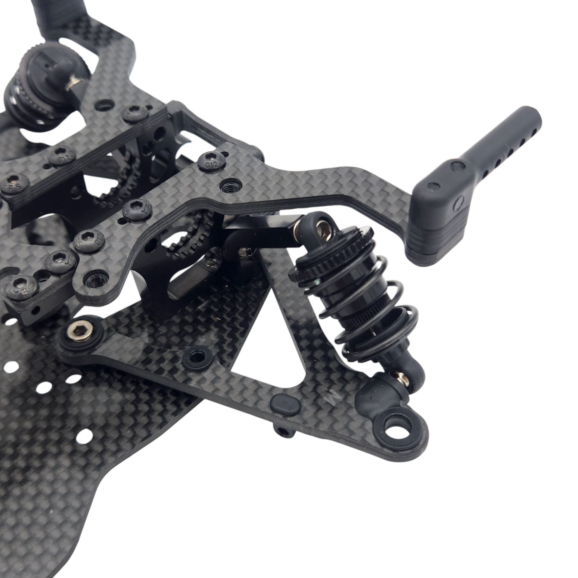 INOV8 Carbon Rear Upper Bulkhead TYPE 2 for Xray X4-26 (1) | IN8-10316