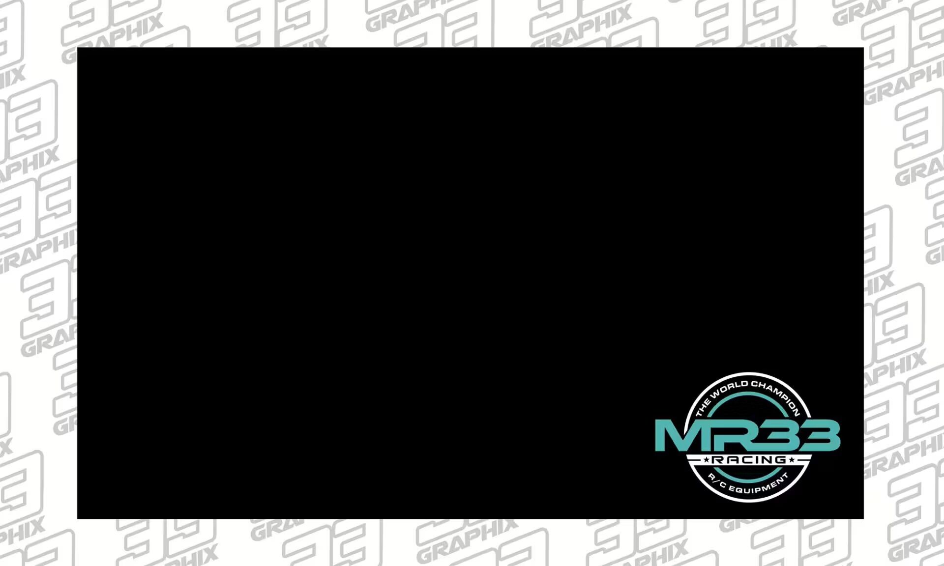 MR33 "MINT" Pit Mat 1000 x 600mm - Black | 33G-MR33-CAY-PM
