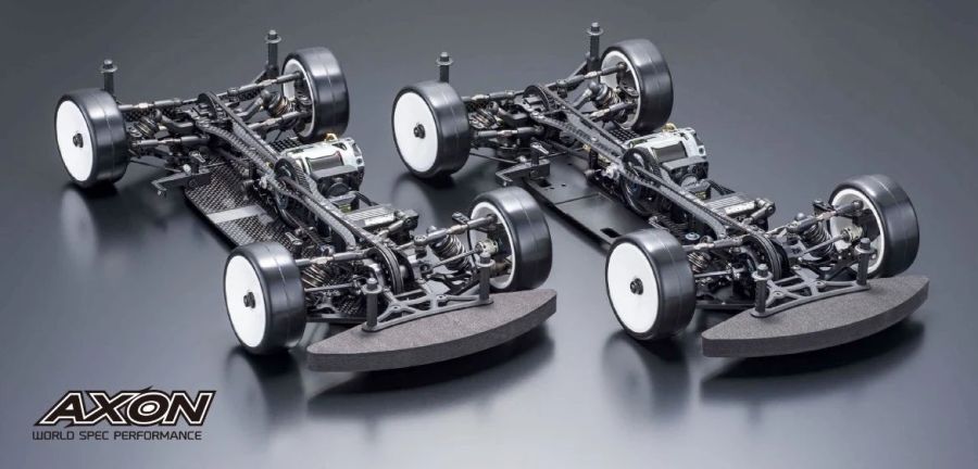 Axon TC10/4 RC touring car - carbon chassis, central dampers, aluminium ...