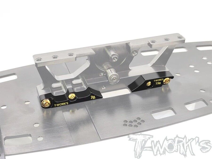 T-Works Messing Gewichte Set für Motorhalter Awesomatix A800R (7+7,5 ...