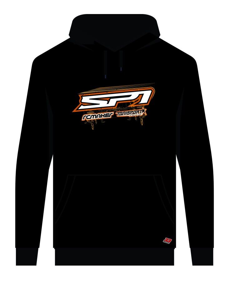 RC MAKER SP1 Team Hoodie - Black | S | 33G-Hoody-RCMAKER-SP1-Black-S