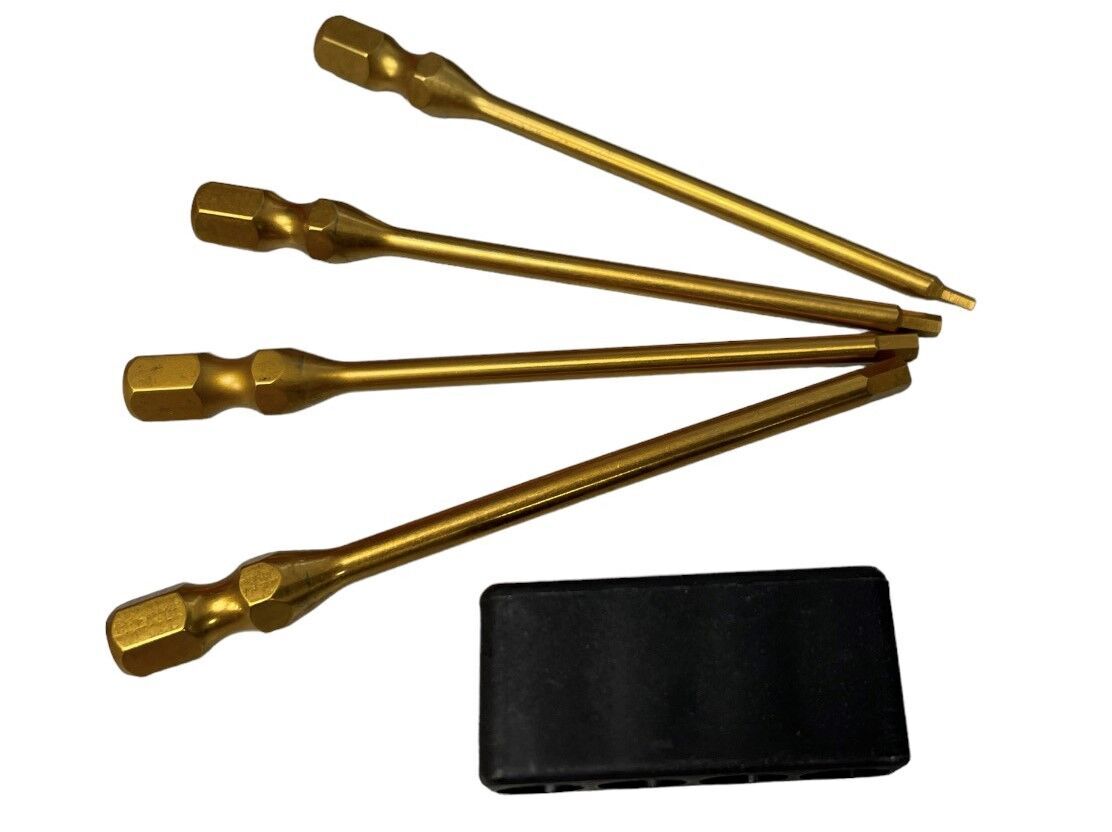 MR33 Hex Driver Tip Set 1,5/ 2,0/ 2,5/ 3,0mm for Electric Tools | MR33-HTS