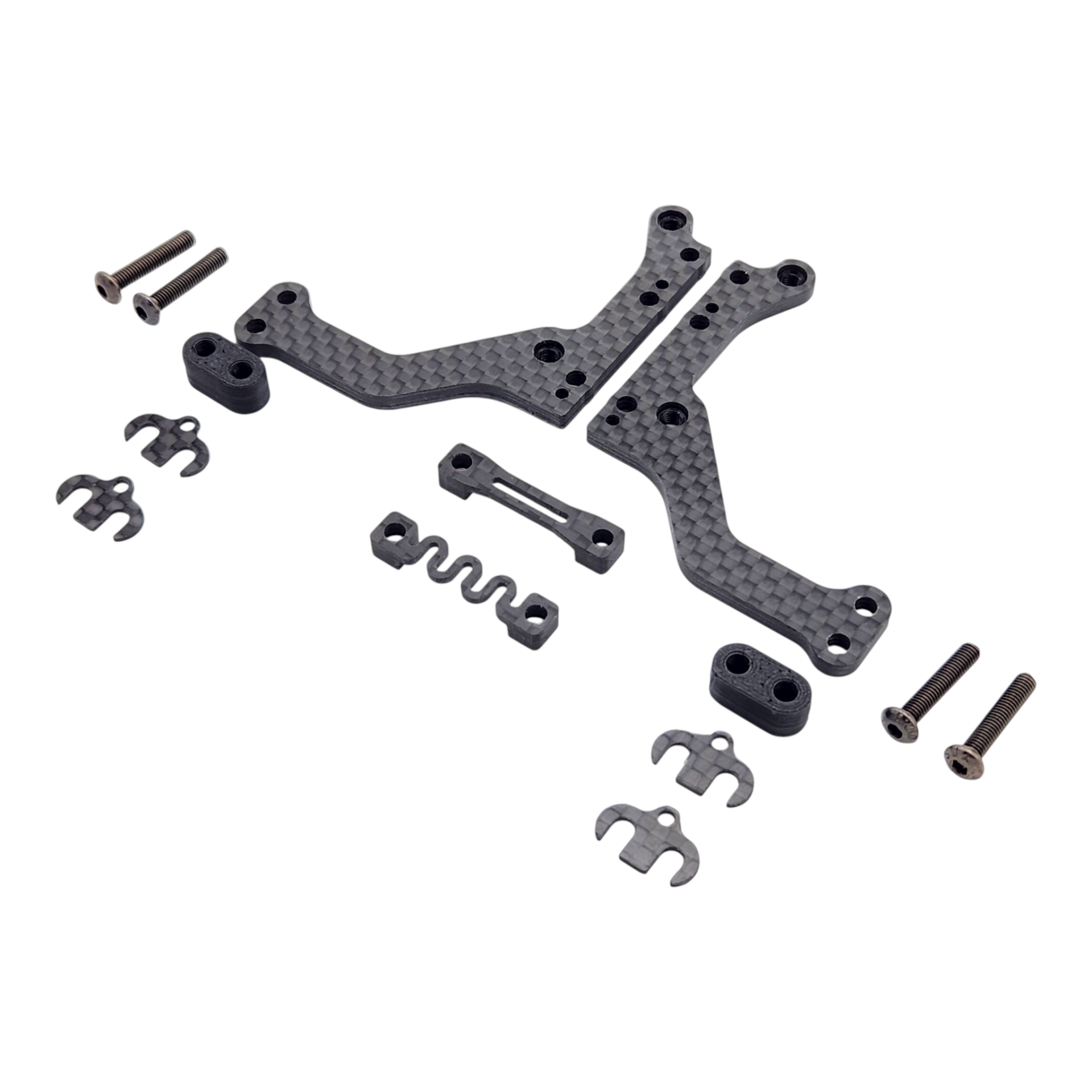 INOV8 Carbon Horizontal Rear Body Mount Set TYPE 3 for Xray X4-26 | IN8 ...
