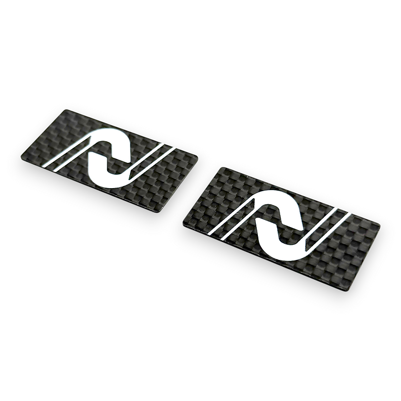 INOV8 Carbon "N" Logo Wing Endplates 40x20mm for 1:10 Onroad (2) | IN8 ...