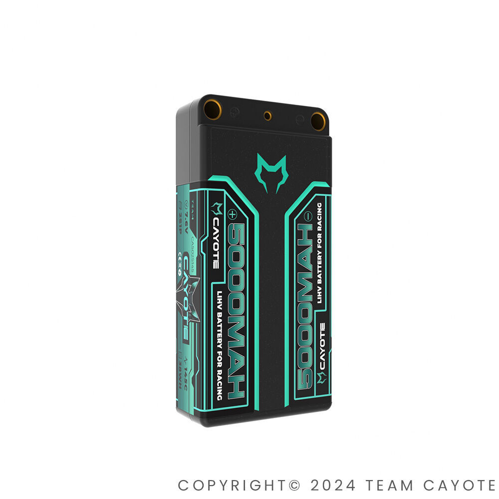 CAYOTE Racing 5000mAh 2S Shorty LiPo Akku 7,6V 145C 179g | CA-502S145