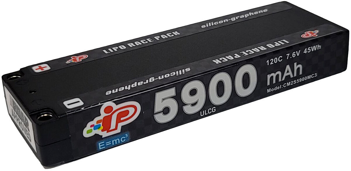 Intellect Graphene 2024 MC3 ULCG 5900mAh 7.6V 2S 120C HV LiPo - 5mm ...